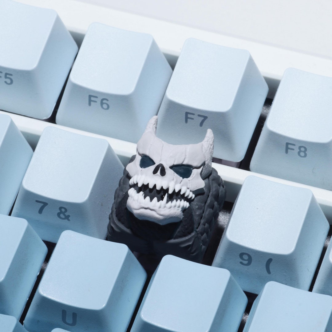 Monster 8 Resin Artisan Keycap for Mechanical Keyboards Handmade Design ...