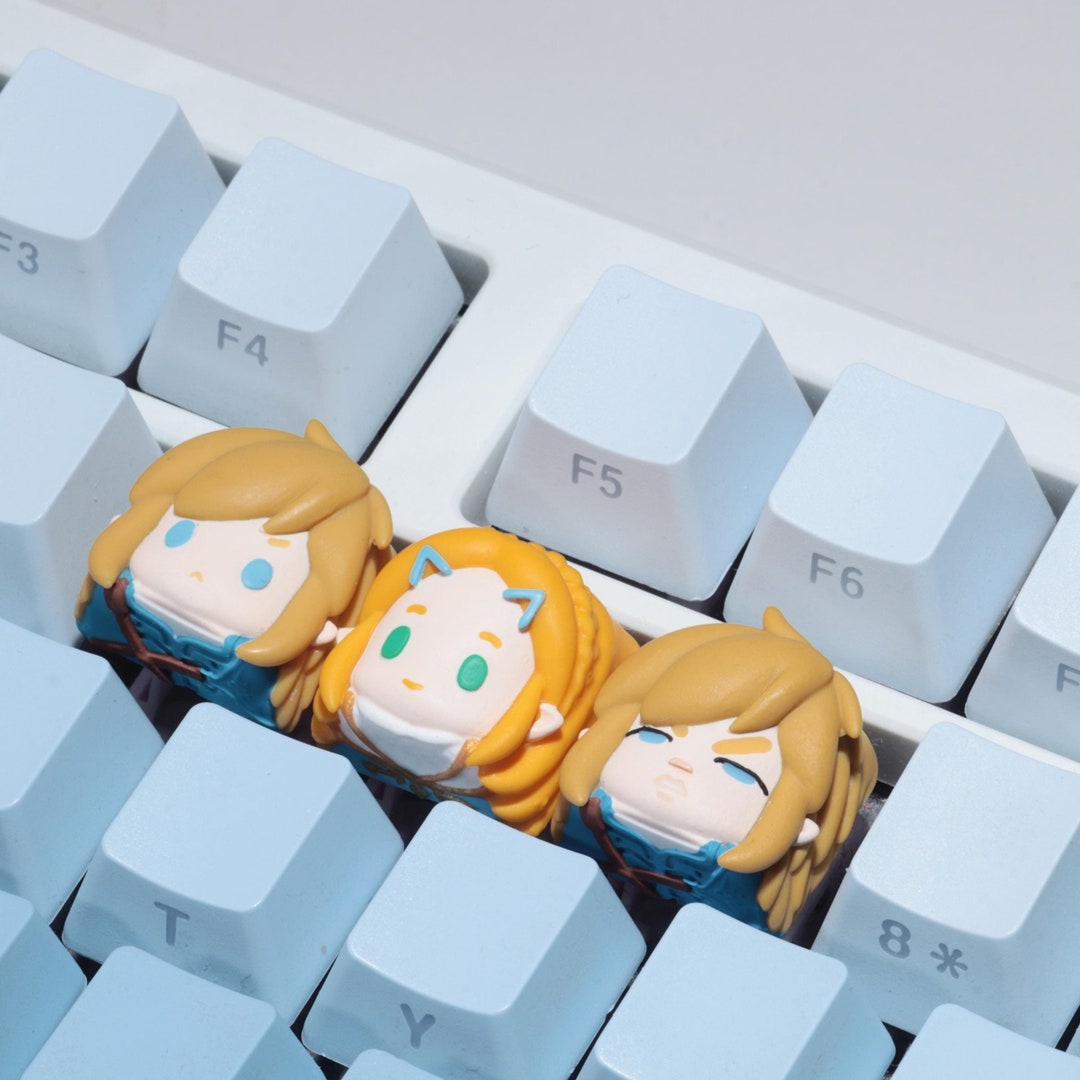 Zelda Link Artisan Keycaps Handcrafted Resin Keycap Set for Cherry MX ...