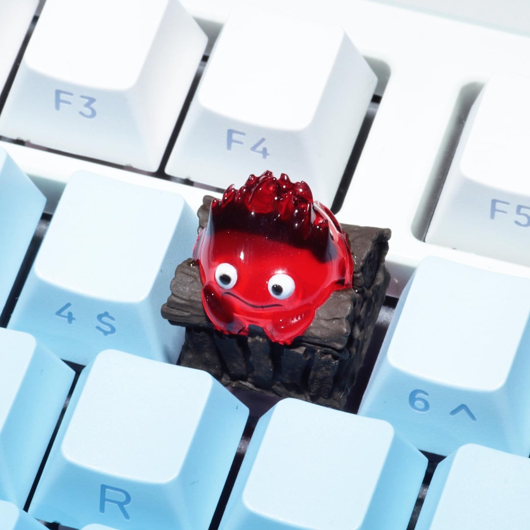 Howl's Moving Castle Custom Keycap Set Hand-painted Studio Ghibli Lover ...