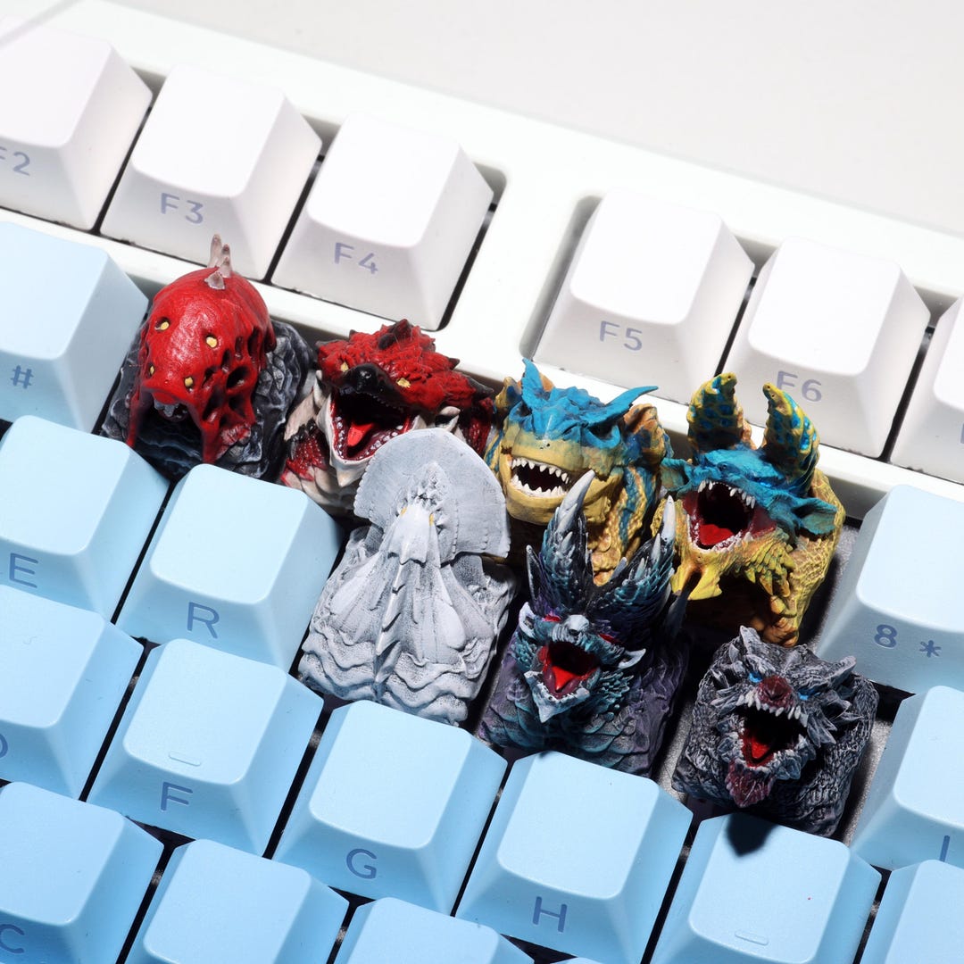 Monster Hunter Keycap for Mechanical Keyboard Cherry MX Compatible ...