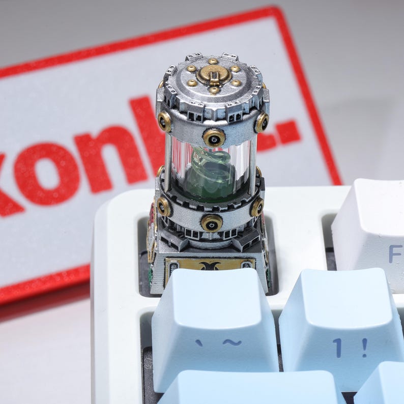 Biohazard Lab Capsule Artisan Keycap Mechanical Keyboards Handcrafted ...