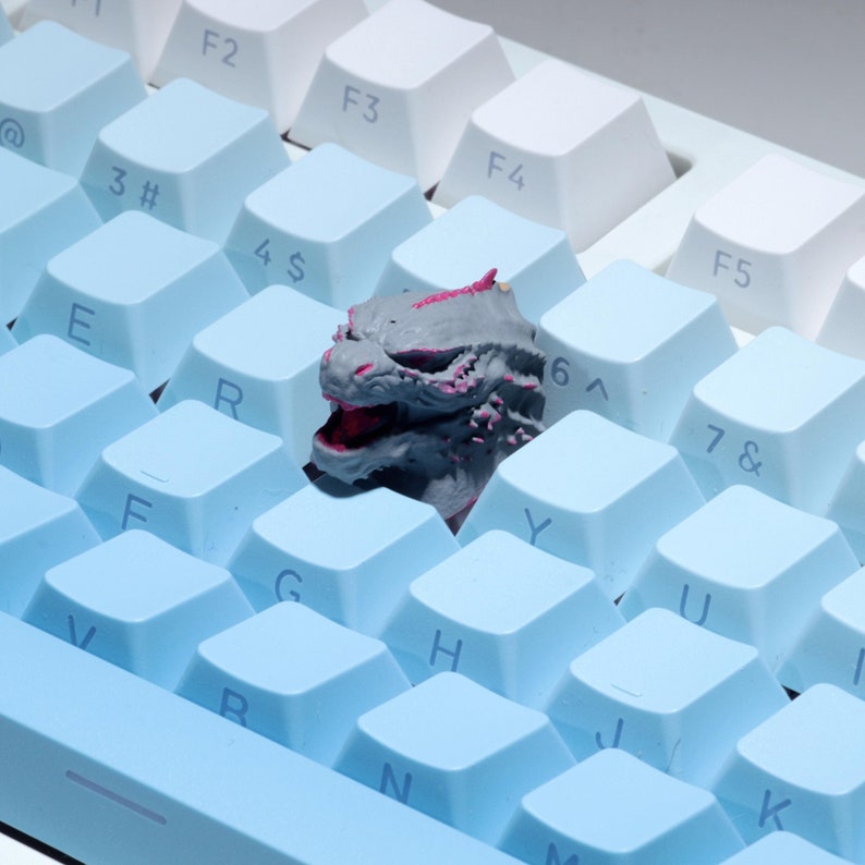 Godzilla Awakening Artisan Keycap 3D Printed Hand-painted Mechanical ...