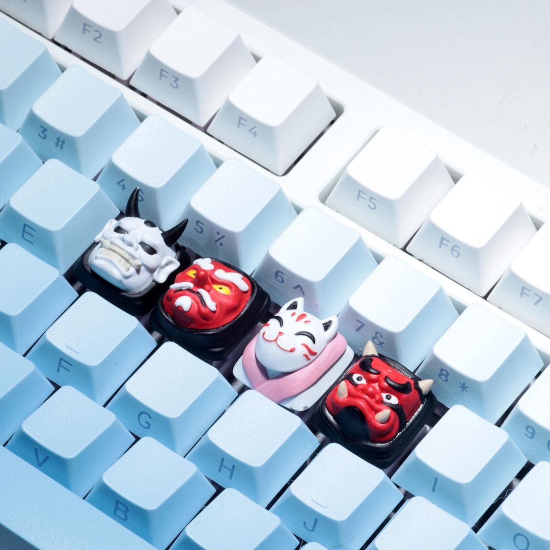 Japanese Mythology Mechanical Keyboard Keycap Artisan Custom 3D Printed ...