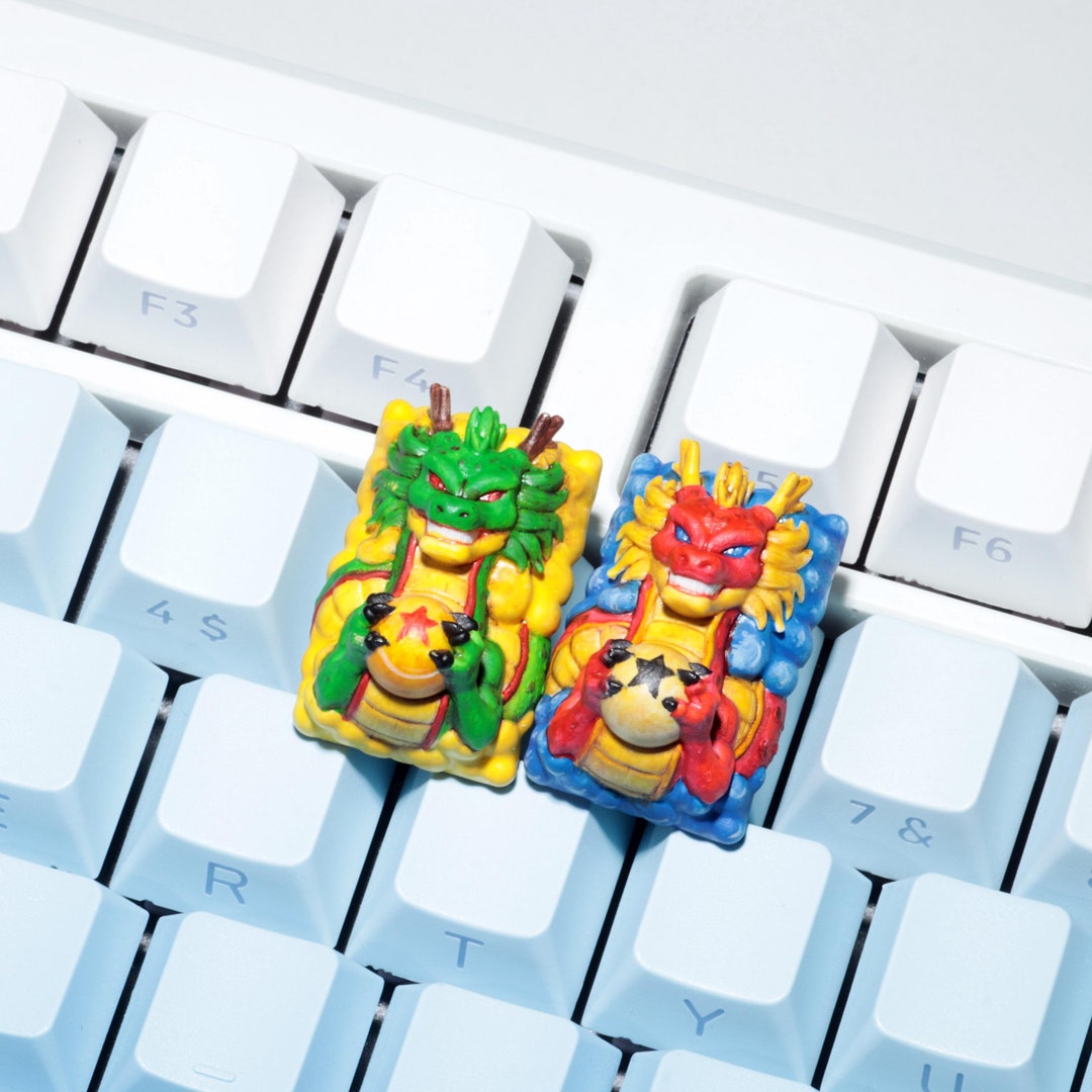 Anime Shenron Artisan Cherry MX Keycaps Resin Keycap Set for Mechanical ...