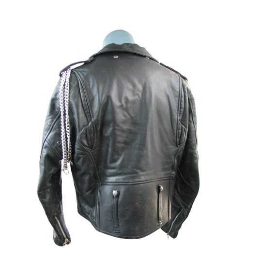 Harley Davidson Post AMF Motorcycle Jacket Vintage 19… - Gem