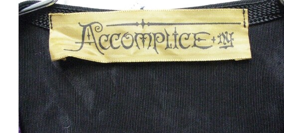 Vintage 1990s Accomplice NYC Mens Purple Crushed Velv… - Gem