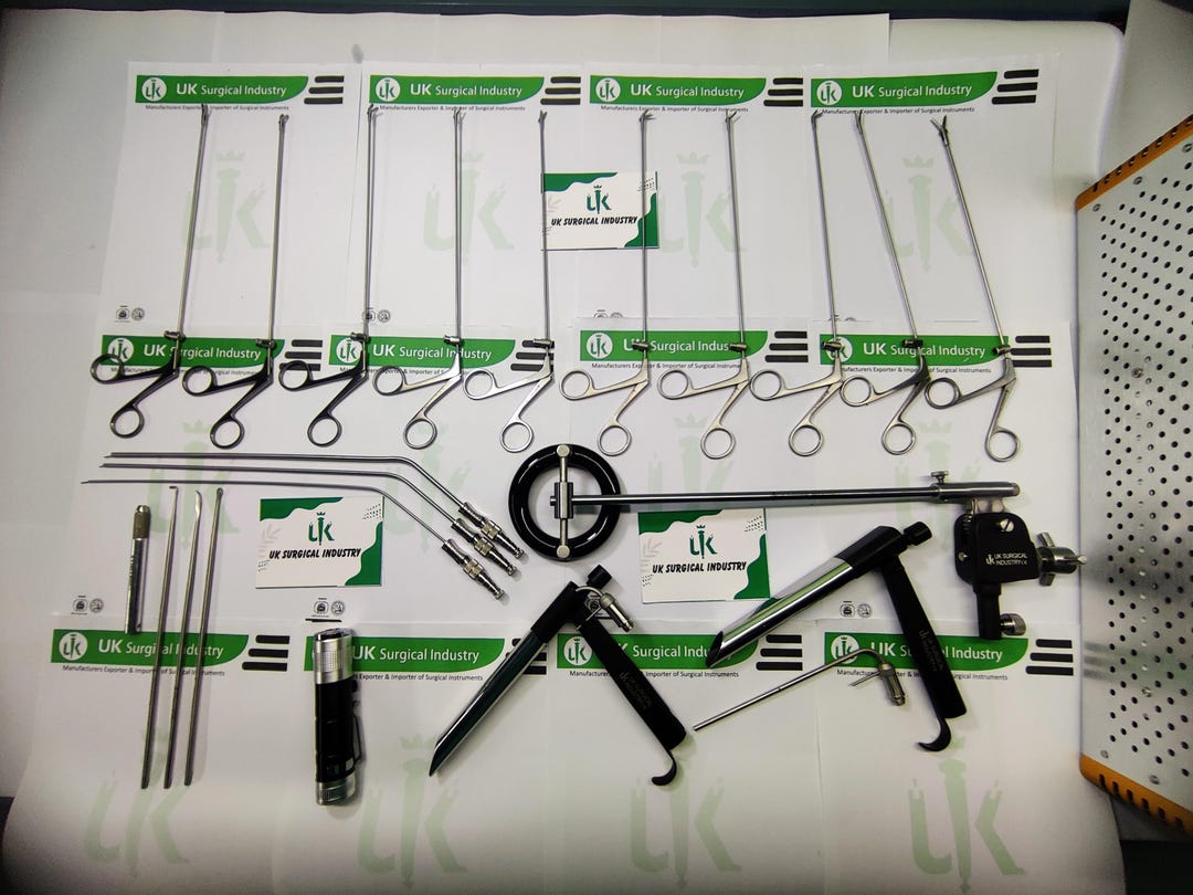 Micro Laryngeal Surgery Instruments Set Direct Laryngoscopy ...