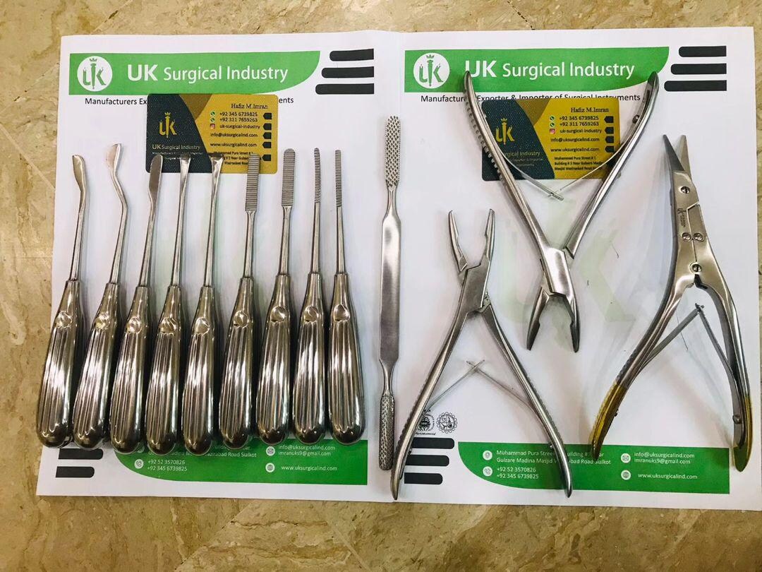 Rhinoplasty Instruments Set Surgery Nose Plastic Pcs Instruments Set ...