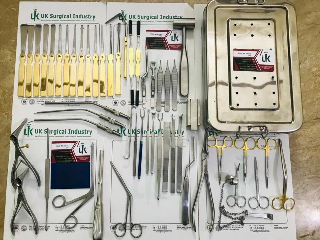 Major Rhinoplasty Instruments Set of 53 PCS Nose Reusable Plastic ...