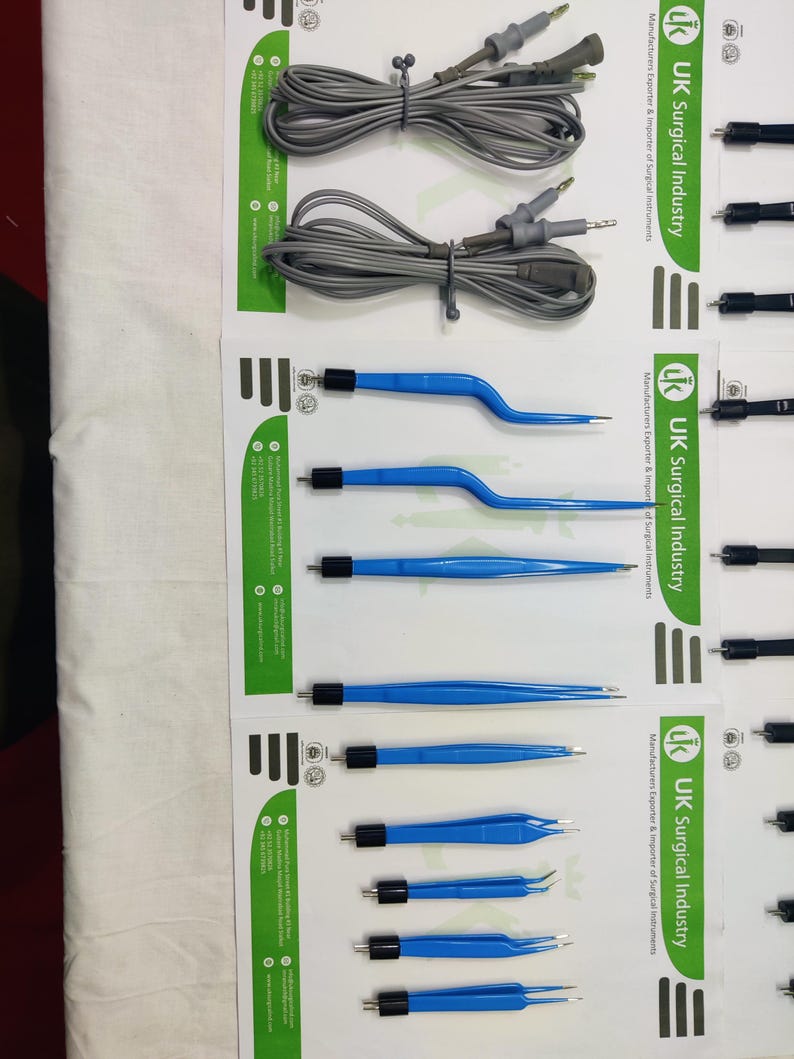 Reusable Bipolar & Monopolar Electrosurgical Forceps Set | Non-stick ...