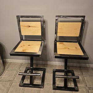 Rustic Kitchen Island Stools - Etsy