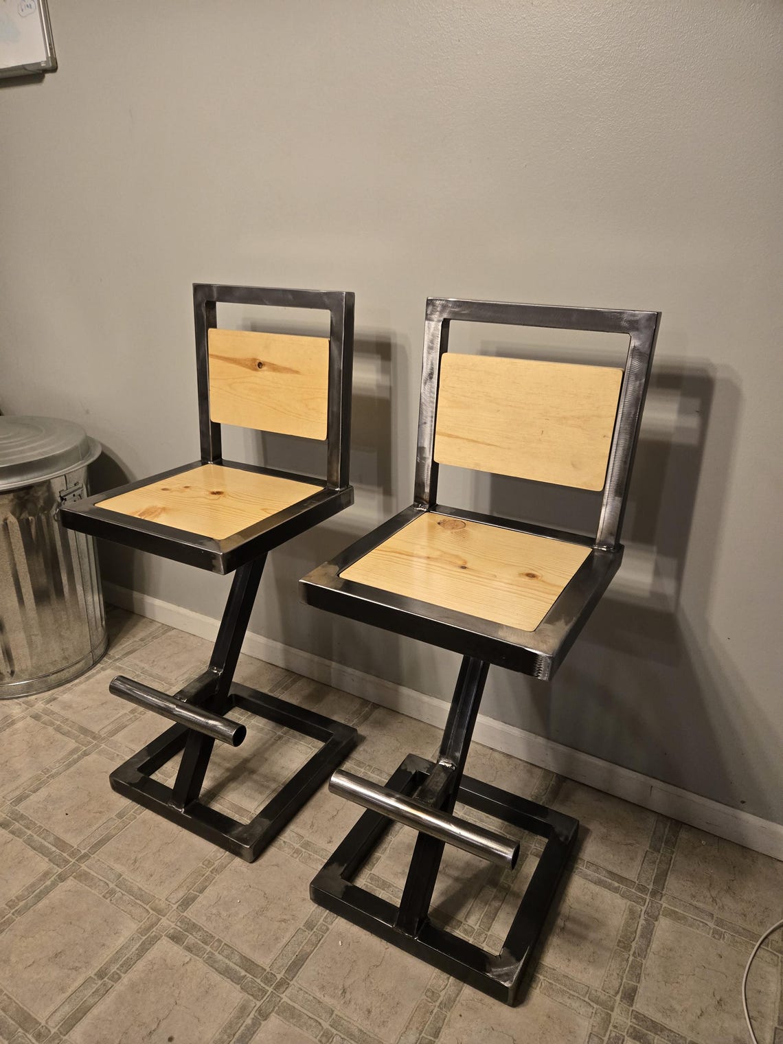 Rustic Kitchen Island Stools - Etsy