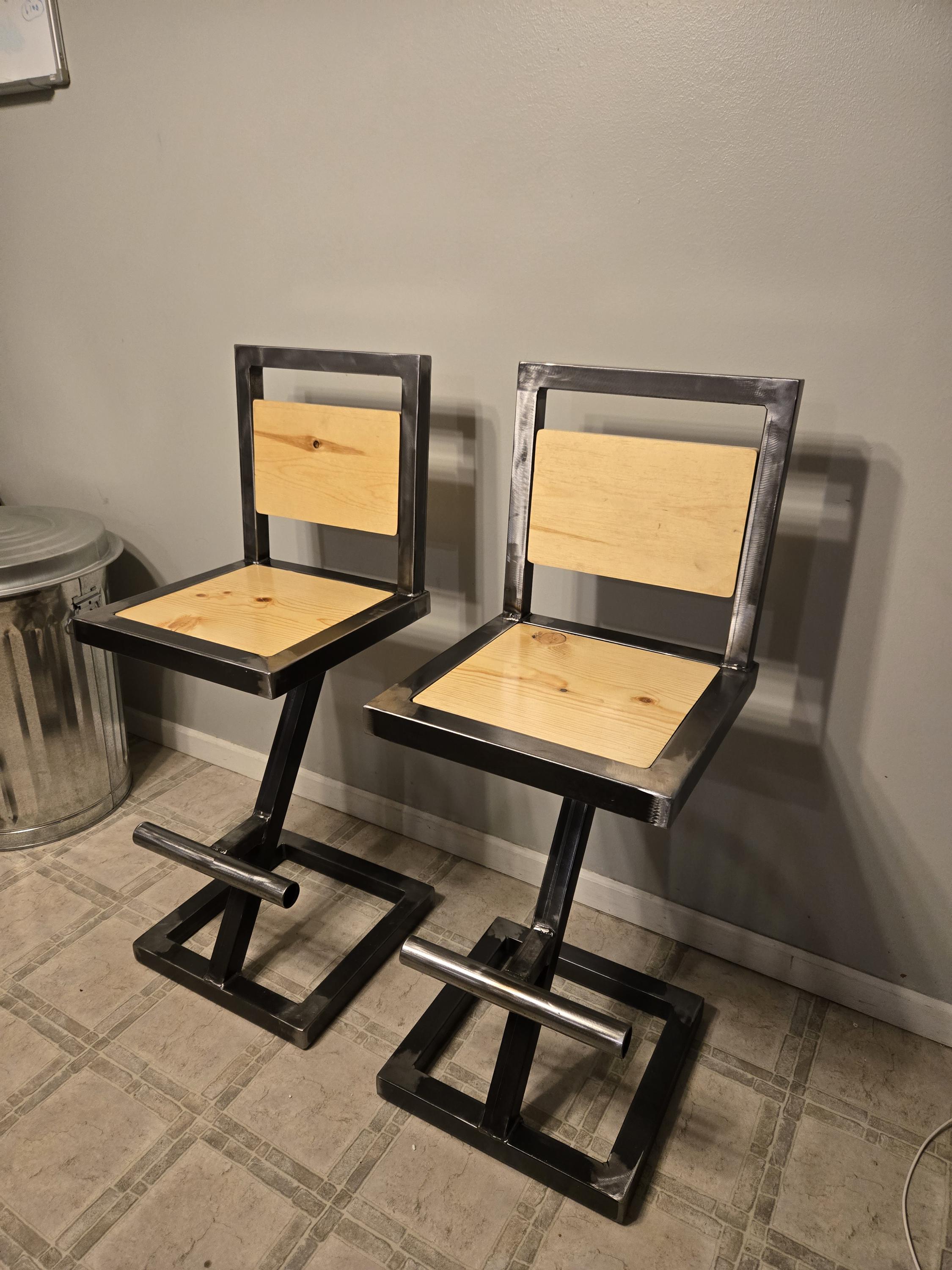 Rustic Kitchen Island Stools - Etsy