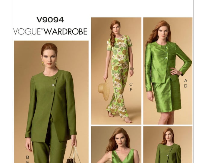 Pick Your Size - Vogue Separates Pattern V9094 - Misses' Asymmetrical ...
