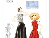 Pick Your Size Vogue Dress Pattern V8973 Misses' | Etsy
