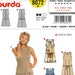 Burda Sewing Pattern 8072 Misses' Sleeveless, Front Seamed, Dropped ...