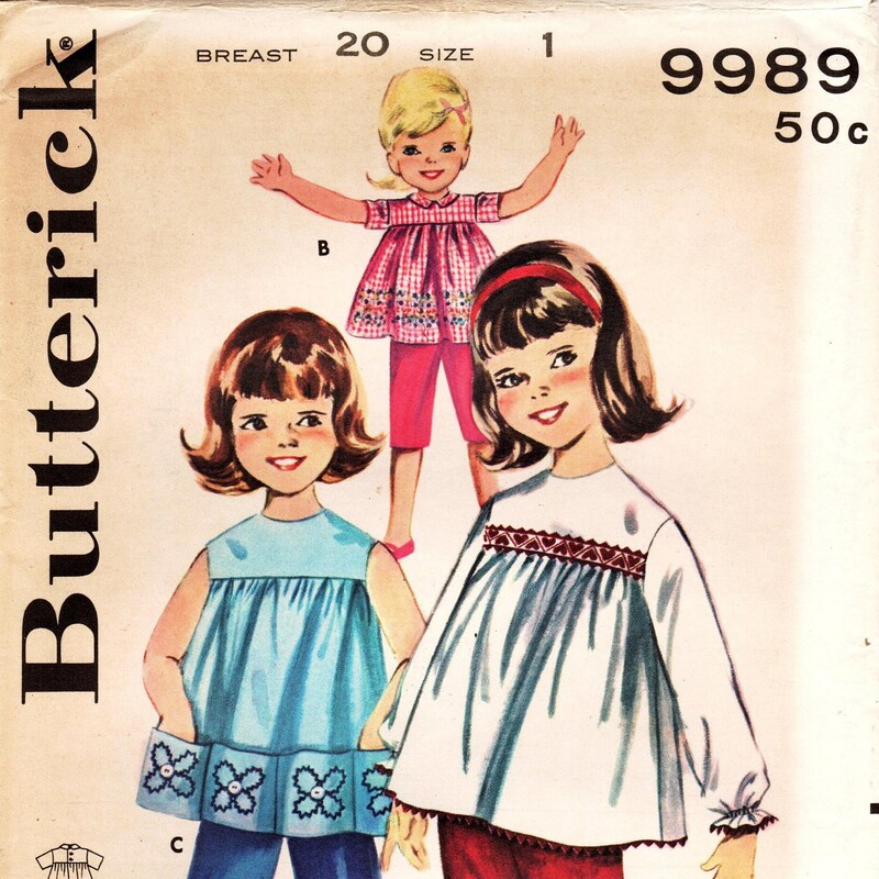 1960s Smock Top - Etsy