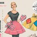 Simplicity Sewing Pattern 4858 - 1950's Vintage Reproduction Apron ...