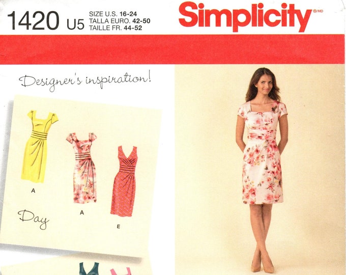 Sz 16/18/20/22/24 - Simplicity Dress Pattern 1420 - Misses' Princess ...