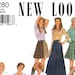 Sz 6 Thru 16 - New Look 6280 - Misses' Above Knee or Calf Length Skirts ...