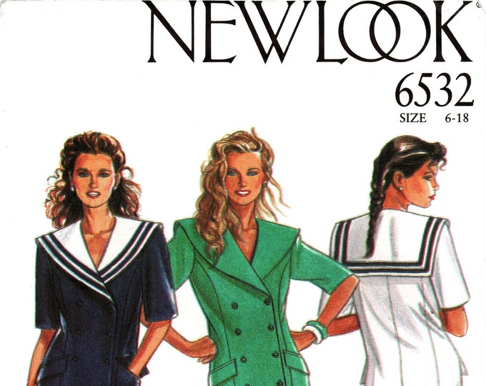 Sz 6 Thru 18 - New Look Pattern 6532 - Misses' Princess Seam, Double ...