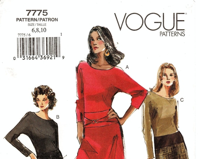 Vogue Dress Pattern 7387 Misses' Evening Dress and Stole in 3 ...