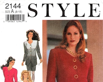 Sz 8 Thru 18 - New Look Separates Pattern 6332 - Misses' Lined Jacket ...
