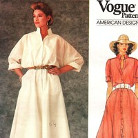 Sz 8 Thru 18 New Look Pattern 6629 Misses' Deep Scoop Neckline, Loose ...