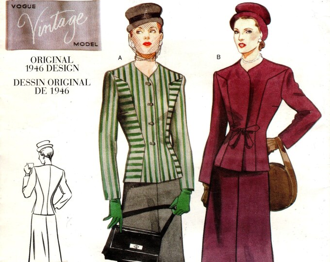 Pick Your Size Vogue Pattern V8999 Misses' Raised Waist, Gored Fit ...
