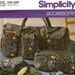 Simplicity Accessories Pattern 5025 Misses' Bags and Accessories Duffle ...