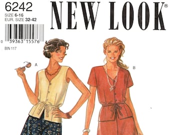 Sz 6 Thru 16 - New Look Pattern 6107 - Misses' Slim Fitting, Tapered ...