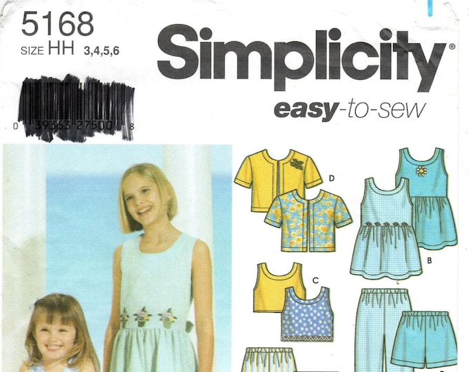 Pick Your Size Girls' Dress Pattern Mccall's 8718 Girls' Dress in Three ...