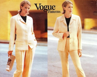 Sz 14/16/18 - Vogue Pattern 1403 by CALVIN KLEIN - Misses' Unlined ...