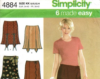 Simplicity Sewing Pattern 4753, Misses' Skirts With Hemline and Flounce ...