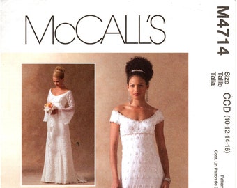 Sz 8/10/12/14 Mccall's Bridal Pattern 3961 by ALICYN | Etsy