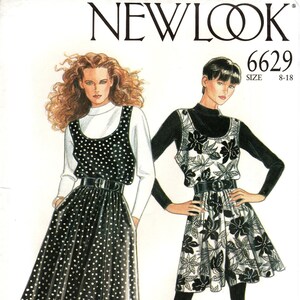 Sz 8 Thru 18 - New Look Pattern 6629 - Misses' Deep Scoop Neckline ...