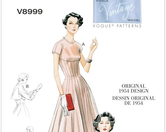 Pick Your Size - Vogue Pattern V8999 - Misses' Raised Waist, Gored Fit ...
