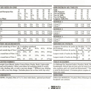 New Look 6080 Pants Sewing Pattern: Misses' Sizes 8-18 - Etsy