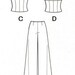 Sz 3/4 to 13/14 New Look Pattern 6480 Junior's Strapless Bustier Top in ...