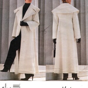 Vogue Coat Sewing Pattern 2204 by MONTANA Misses' Ankle Length, Open ...