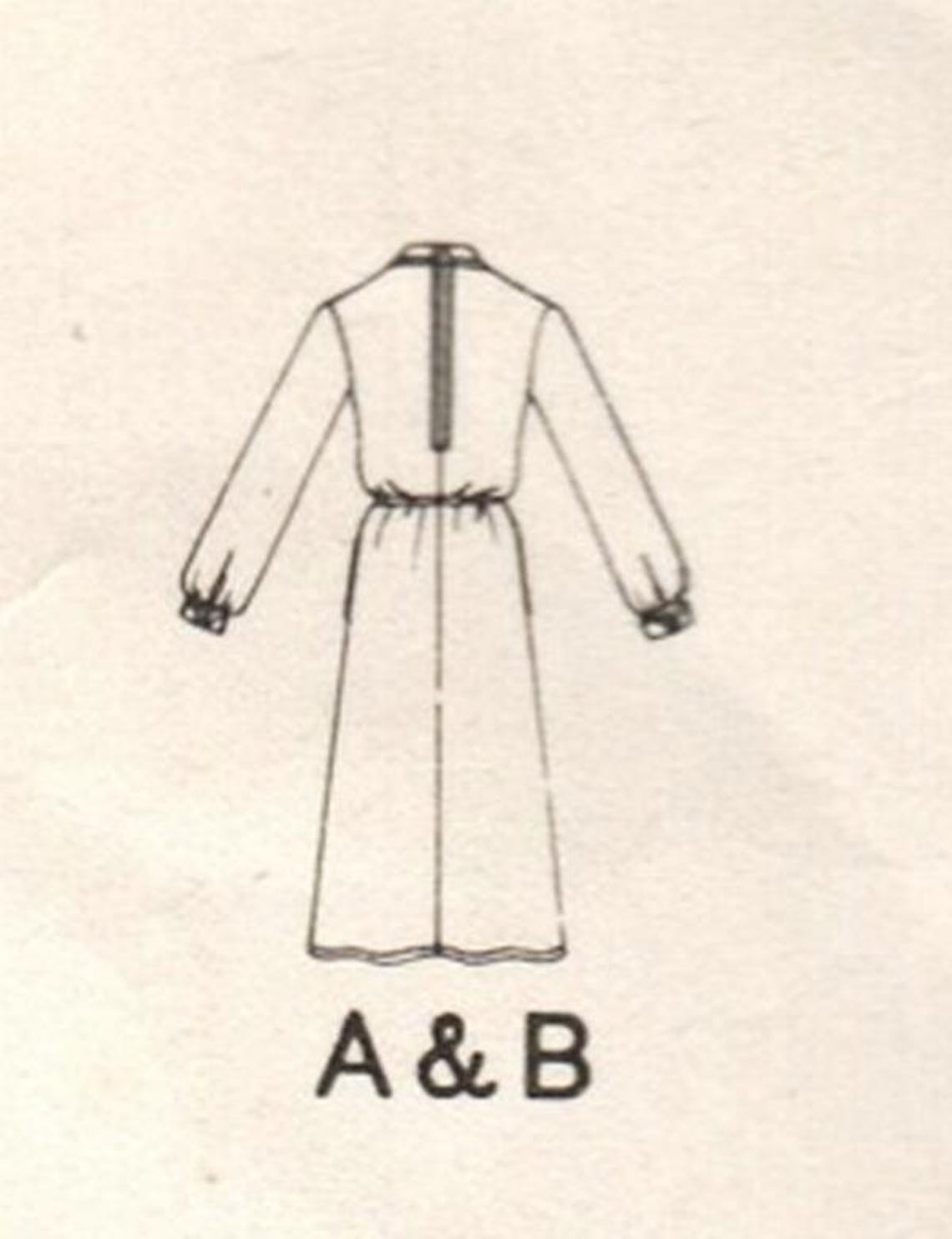 Vintage Vogue 2054 Sewing Pattern: Bill Blass A-line Dress, Size 16 - Etsy