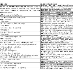 Simplicity Sewing Pattern 1153 - Misses' Bag Assortment - Purse, Tote ...