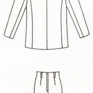 Sz 8 Thru 18 - New Look 6628 - Misses' Lined, Collarless, Two Button ...