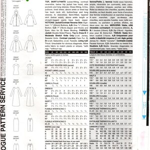 Vogue Sewing Pattern 2220 - Misses' Reversible Hooded Jacket, Dress ...