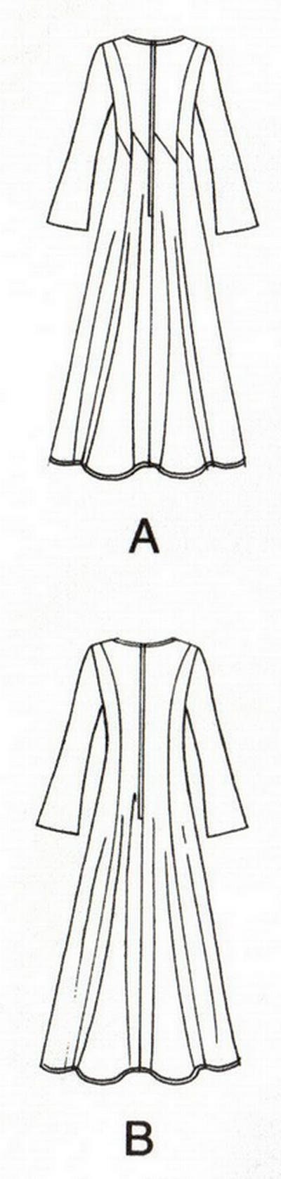 Sz 8 Thru 18 New Look 6254 Misses' V-neckline Midi - Etsy