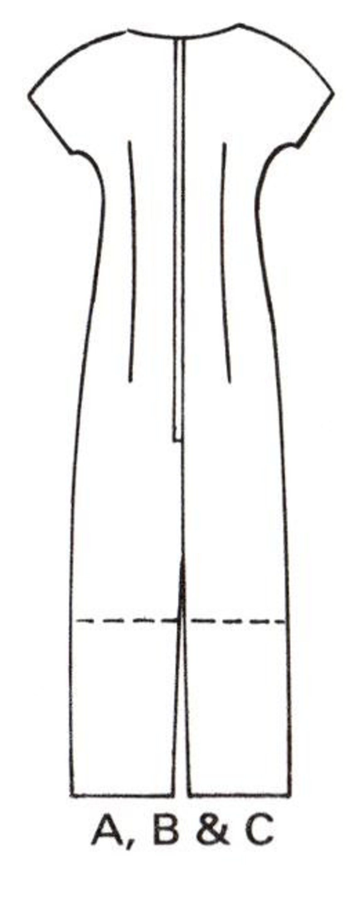 Sz 8 Thru 18 New Look Dress Pattern 6228 Misses' Scoop - Etsy