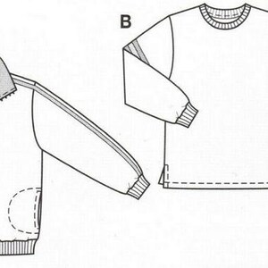 Burda Sewing Pattern 9763 - Boy's Sportswear - Zip Front Jacket and ...