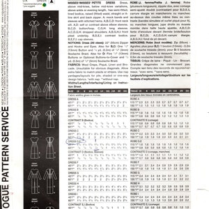 Vogue Sewing Pattern 2283 - Misses' Straight or A-line, Semi-fitted ...