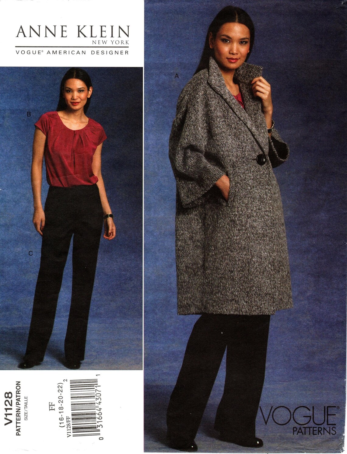 U-PICK Sz Vogue Pattern V1128 by ANNE KLEIN Misses' - Etsy