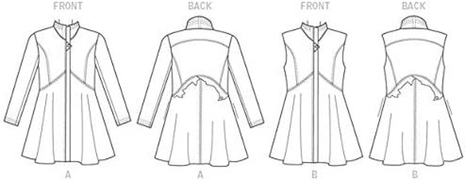 Vogue Designer Coat & Vest Pattern V1494 Sandra Betzina (32-55" Bust ...